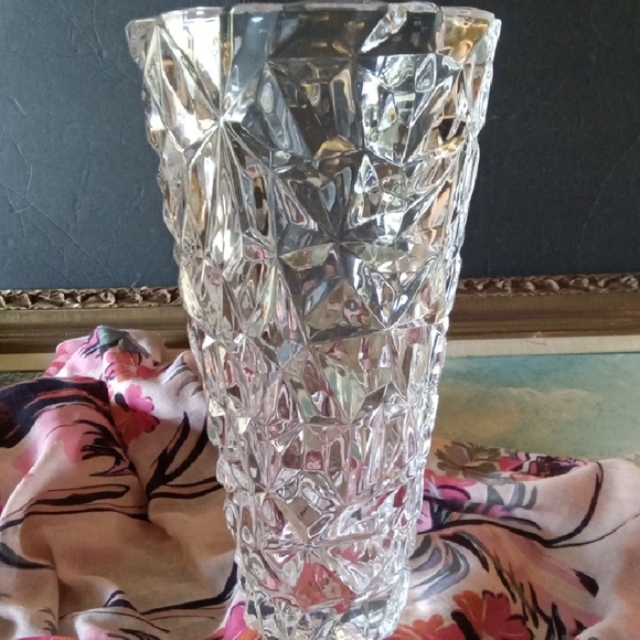Teleflora | Accents | Vintage Teleflora Block Crystal Faceted ...